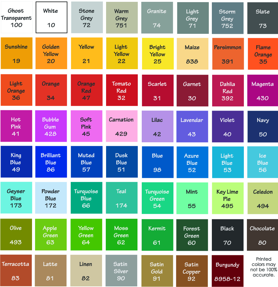 Color Sample Color Sample
